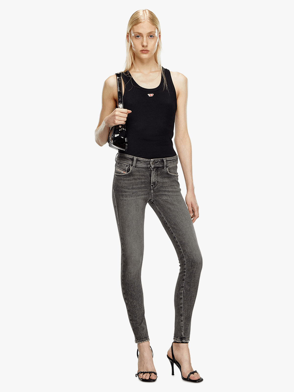 Women's Diesel Grey 2017 Slandy L.32 Jeans | Bash