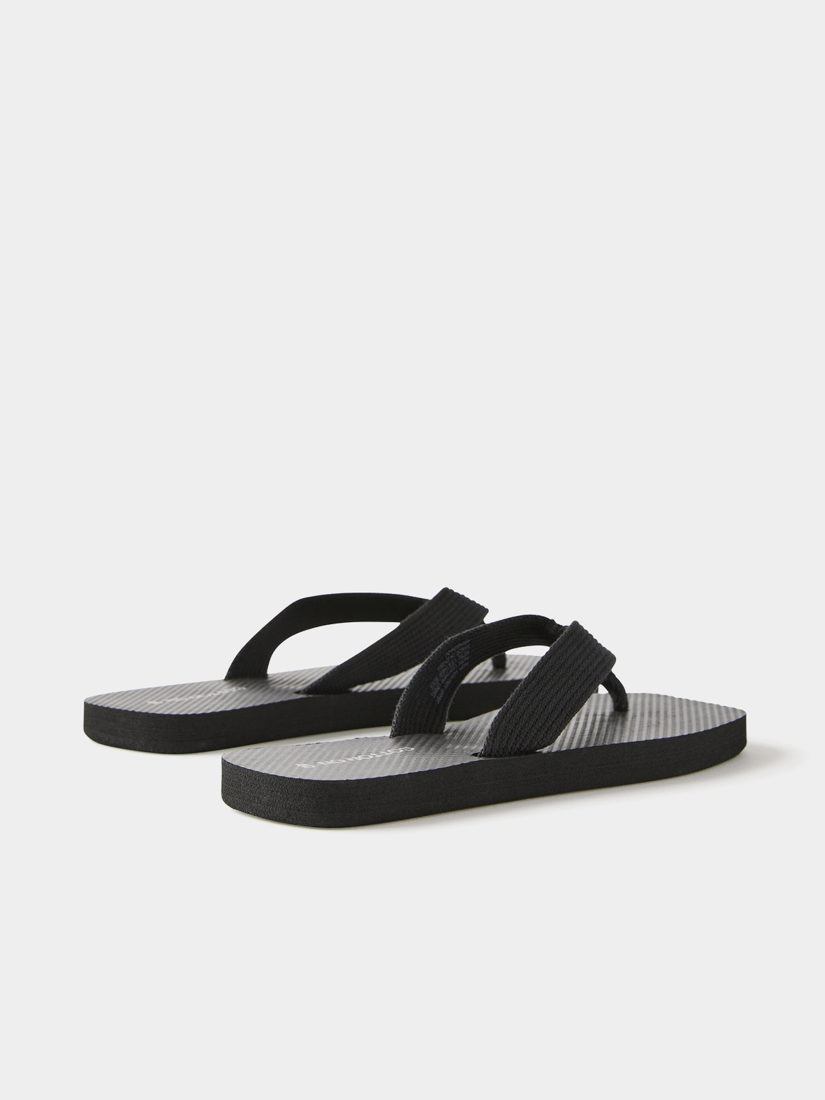 Women's Cotton On Black Sporty Flip Flops | Bash