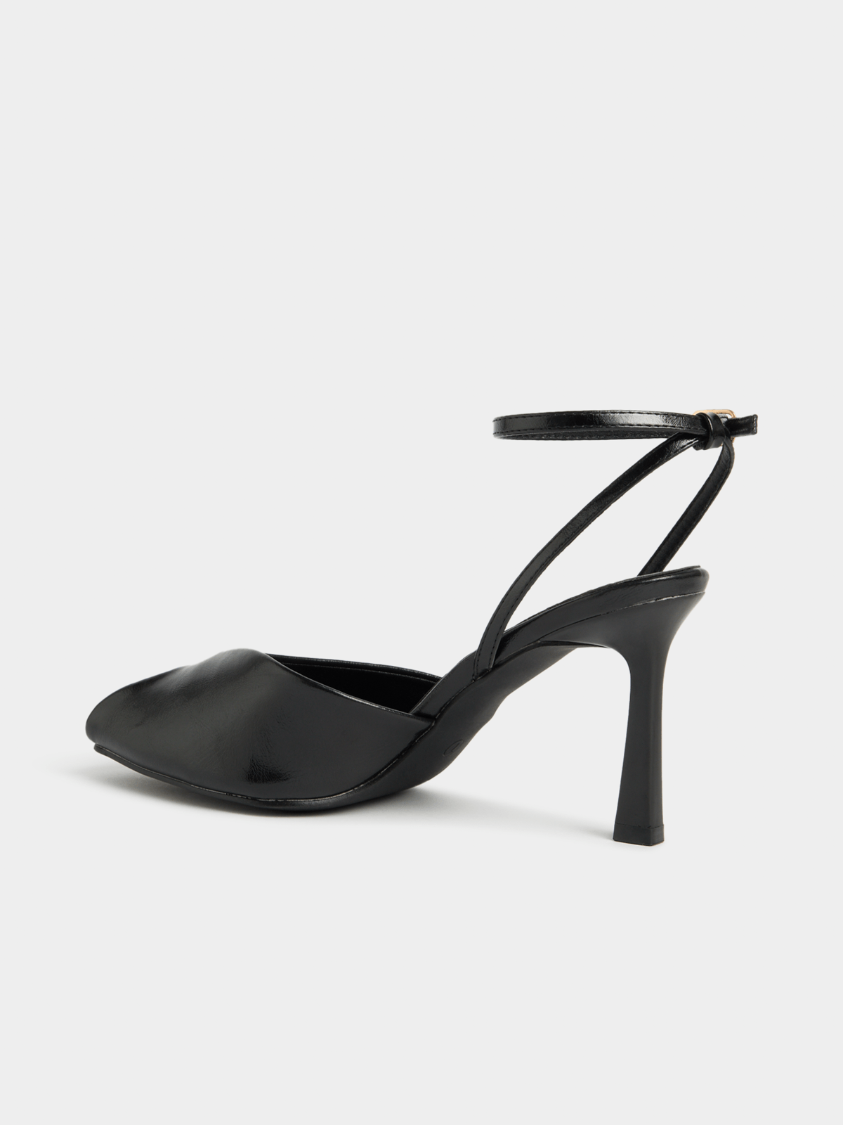 Jet Women’s Black Peeptoe Ankletie Heel Sandal | Bash