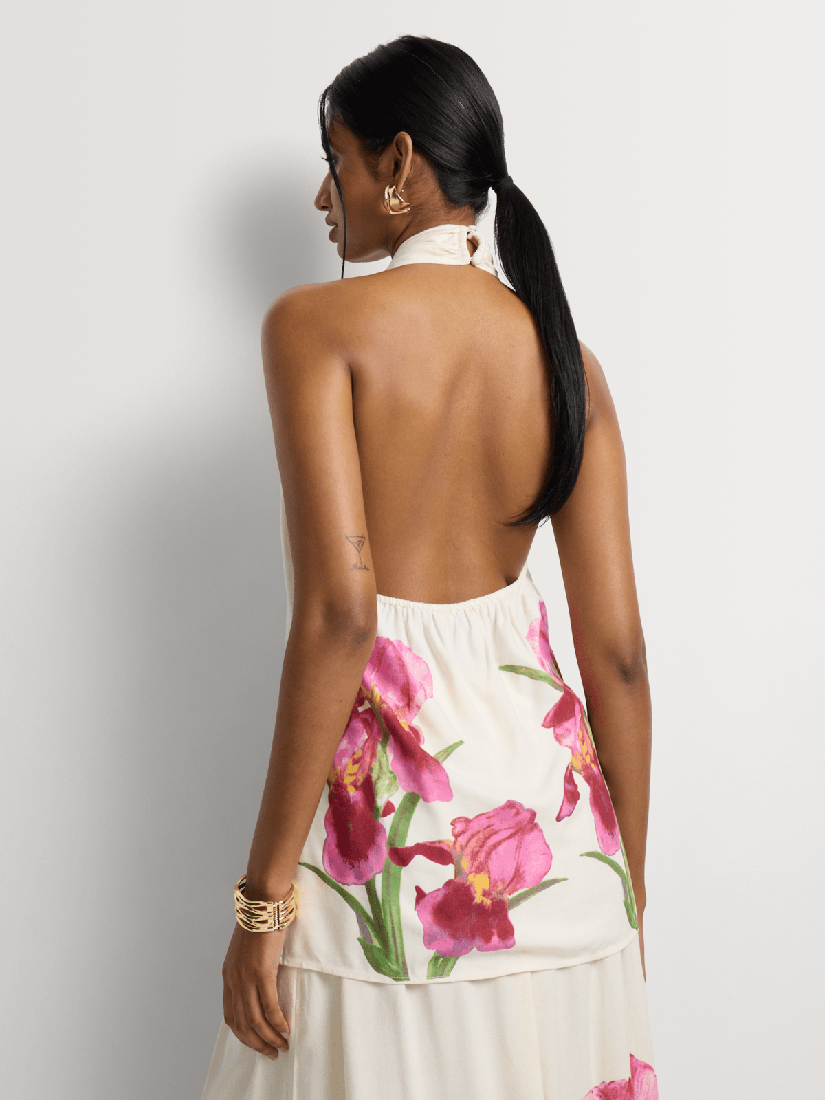 Luella Co-Ord Flower Print Halter Neck Top | Bash