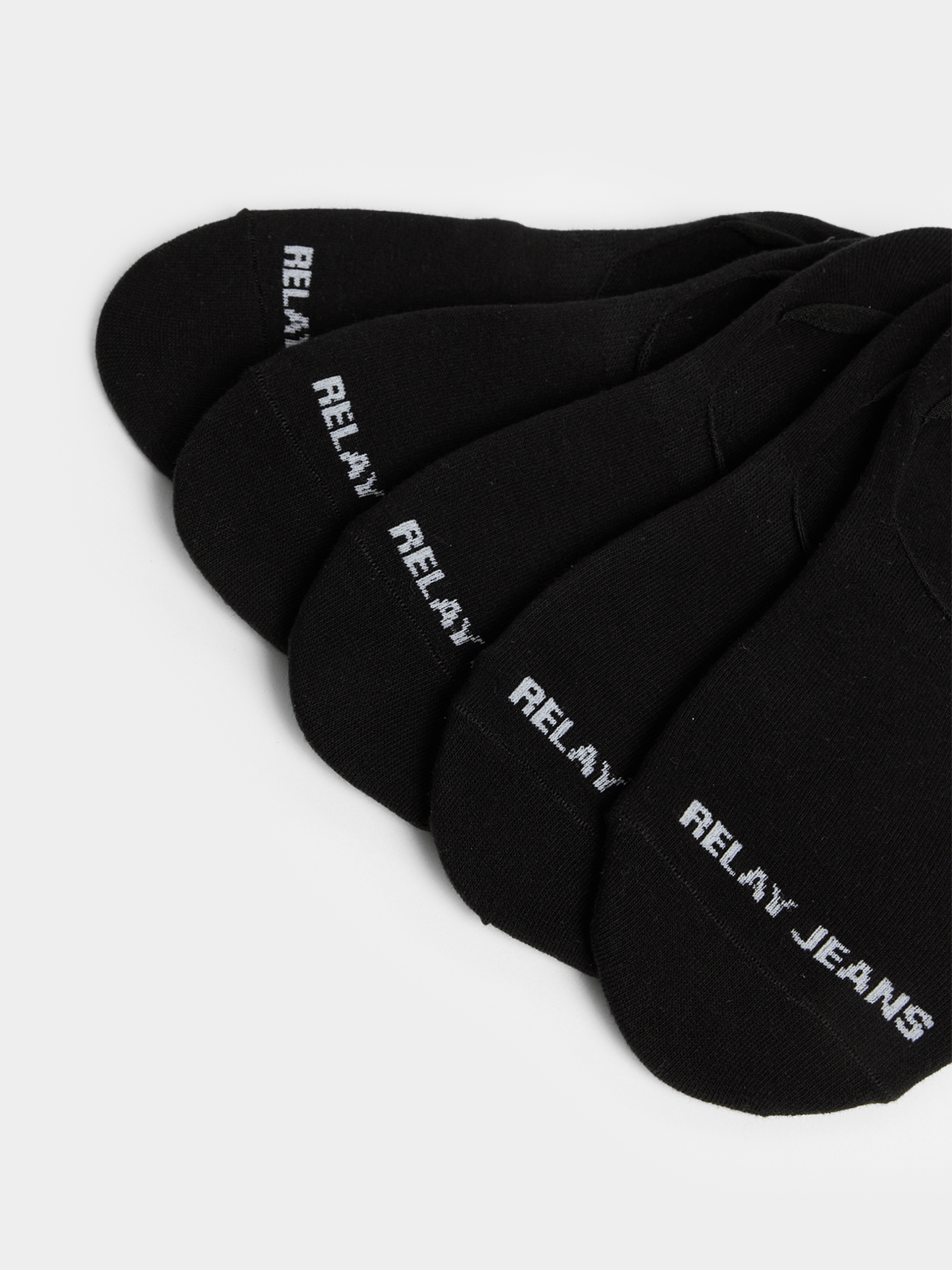 Relay Jeans Men's % Pack Black Invisible Socks | Bash